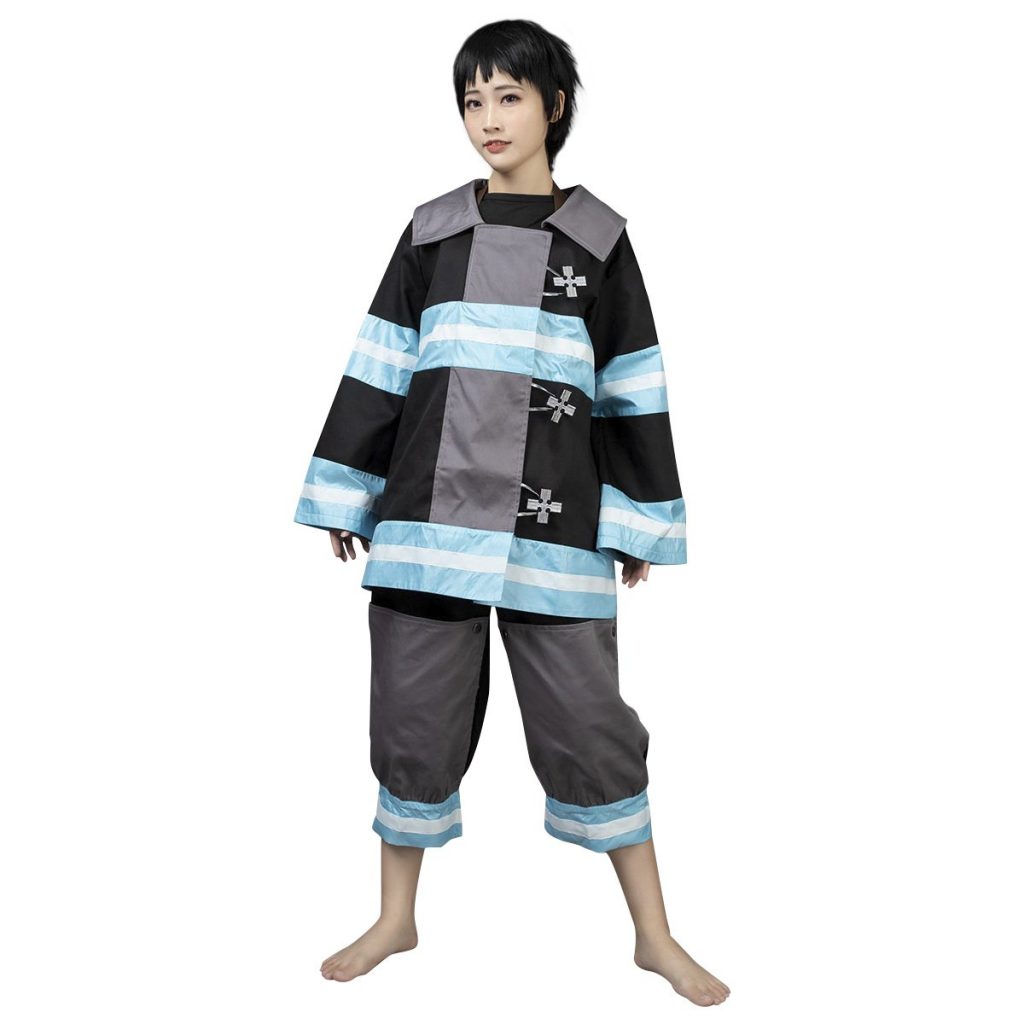Fire Force Special Fire Force Company 8 Men Uniform Shinra Kusakabe ...