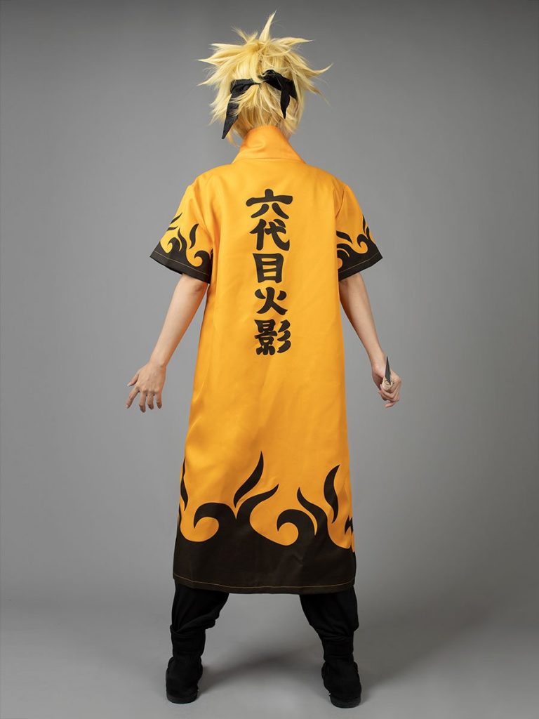 Naruto 6th Hokage Namikaze Minato Cloak Cosplay Costumes Cape cp05060 ...