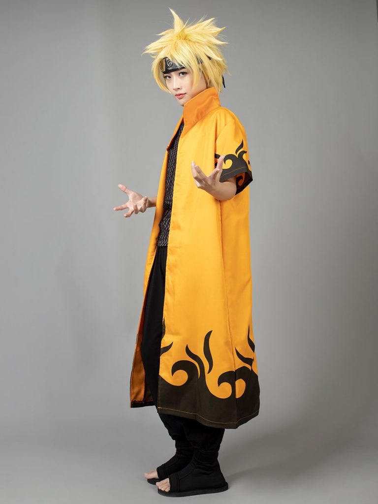 Naruto 6th Hokage Namikaze Minato Cloak Cosplay Costumes Cape cp05060 ...