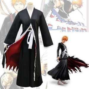 Anime Bleach Kurosaki Ichigo Bankai Cosplay Costume - Cosplay Shop