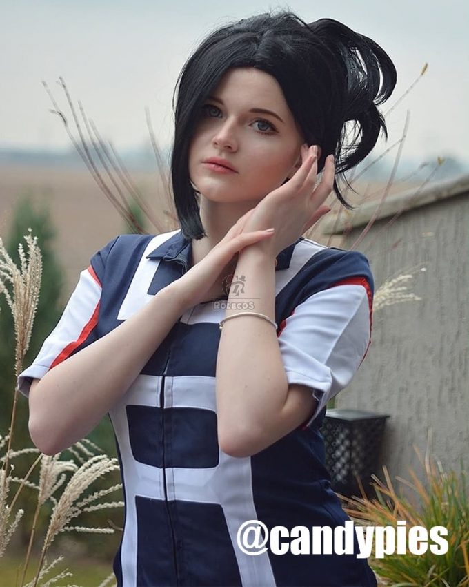 BNHA MHA Momo Yaoyorozu Women Black Cosplay Wigs - Cosplay Shop