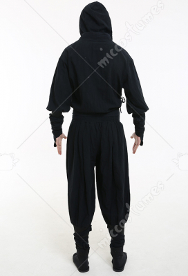 Japanese Ninja Bushido Cosplay Costume for Adults with Hood and socks ...