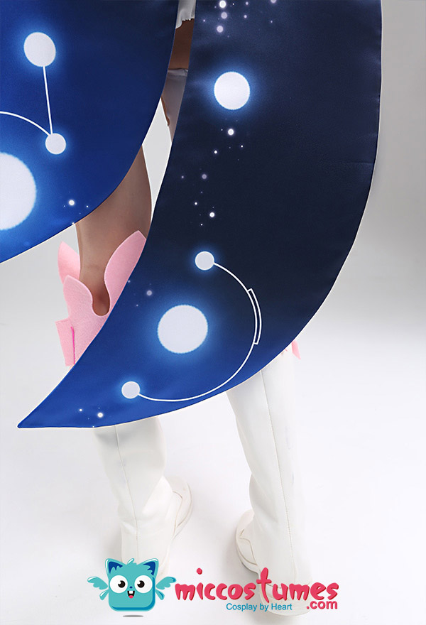 Genshin Impact Paimon Bodysuit and Shawl Cosplay Costume with Crown and ...