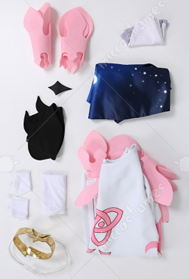 Genshin Impact Paimon Bodysuit and Shawl Cosplay Costume with Crown and ...