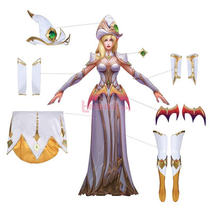 LOL Skins Bewitching Morgana Prestige Edition Halloween Cosplay Costume ...