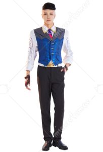Valorant Chamber Cosplay Costume Shirt Vest Pants Set with Belt ...