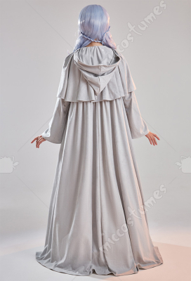 Final Fantasy XIV Acient Venat Hydaelyn Cosplay Costume Grey Robe ...