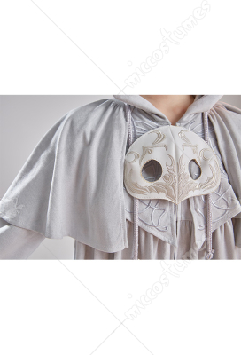 Final Fantasy XIV Acient Venat Hydaelyn Cosplay Costume Grey Robe ...