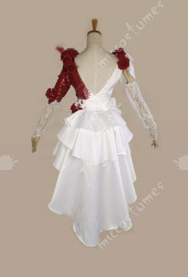 Identity V Perfumer Vera Nair Red Bridal Gown Cosplay Costume with ...