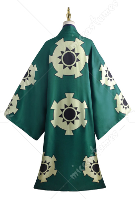 One Piece Roronoa Zoro Kimono Cosplay Costume Kimono Robe and Belt with ...